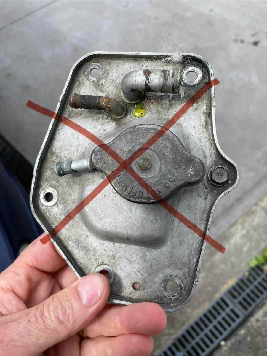 Subaru WRX GC coolant expansion tank billet top – Chriso's Customs