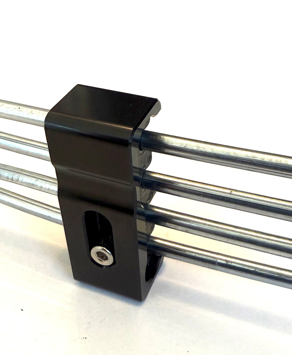 Billet brake line bracket set, Suit Nissan R33, R34, S15, S14 and C34 ...