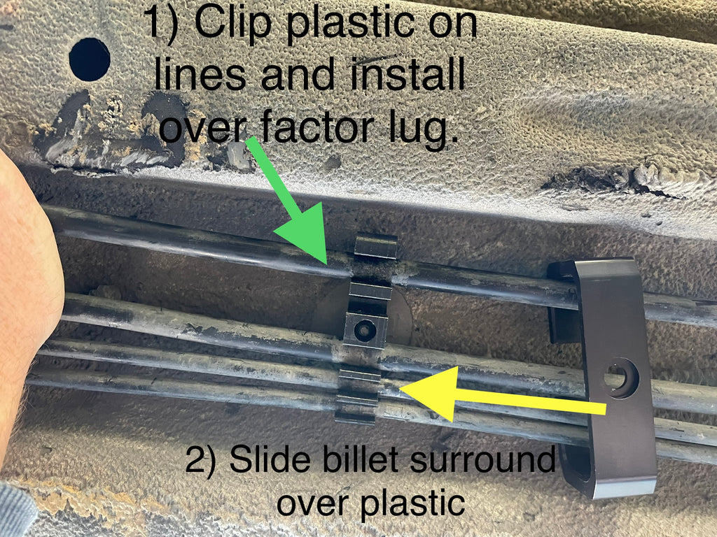 Individual Nissan 350z 370z V35 fuel line brackets. – Chriso's Customs